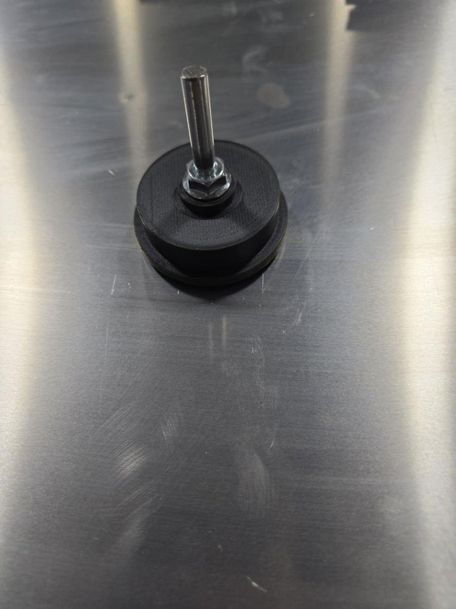 Scuff pad die grinder arbor – Imperial Wheeling Machines